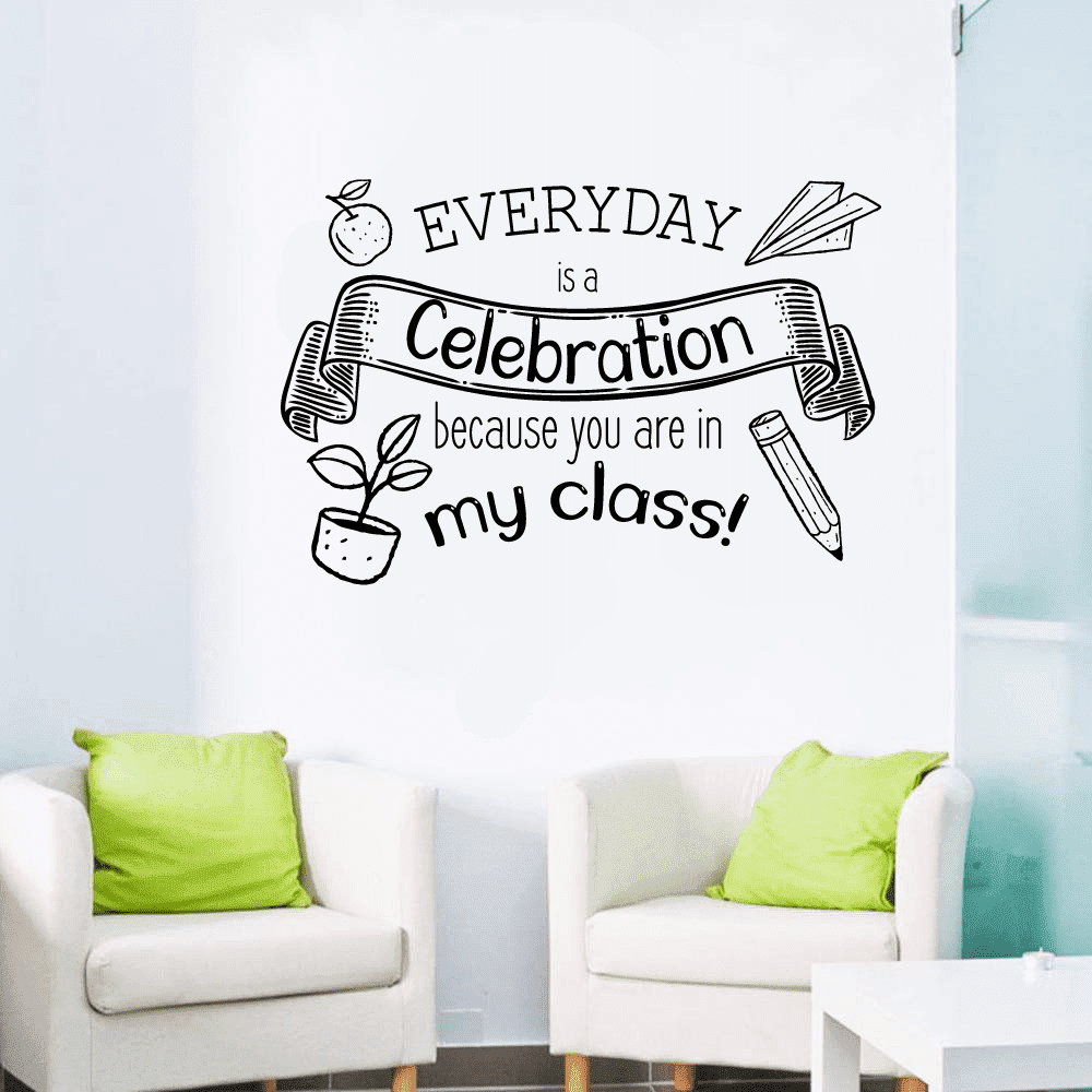 My Class Quote Classroom Wall Decals Stickers Education Educational ...