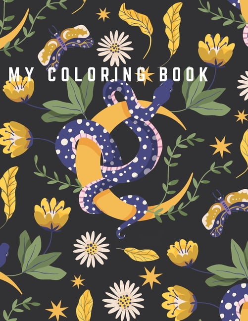 My Coloring Book Wild Animals: Animal Mindful, Halloween, And ...