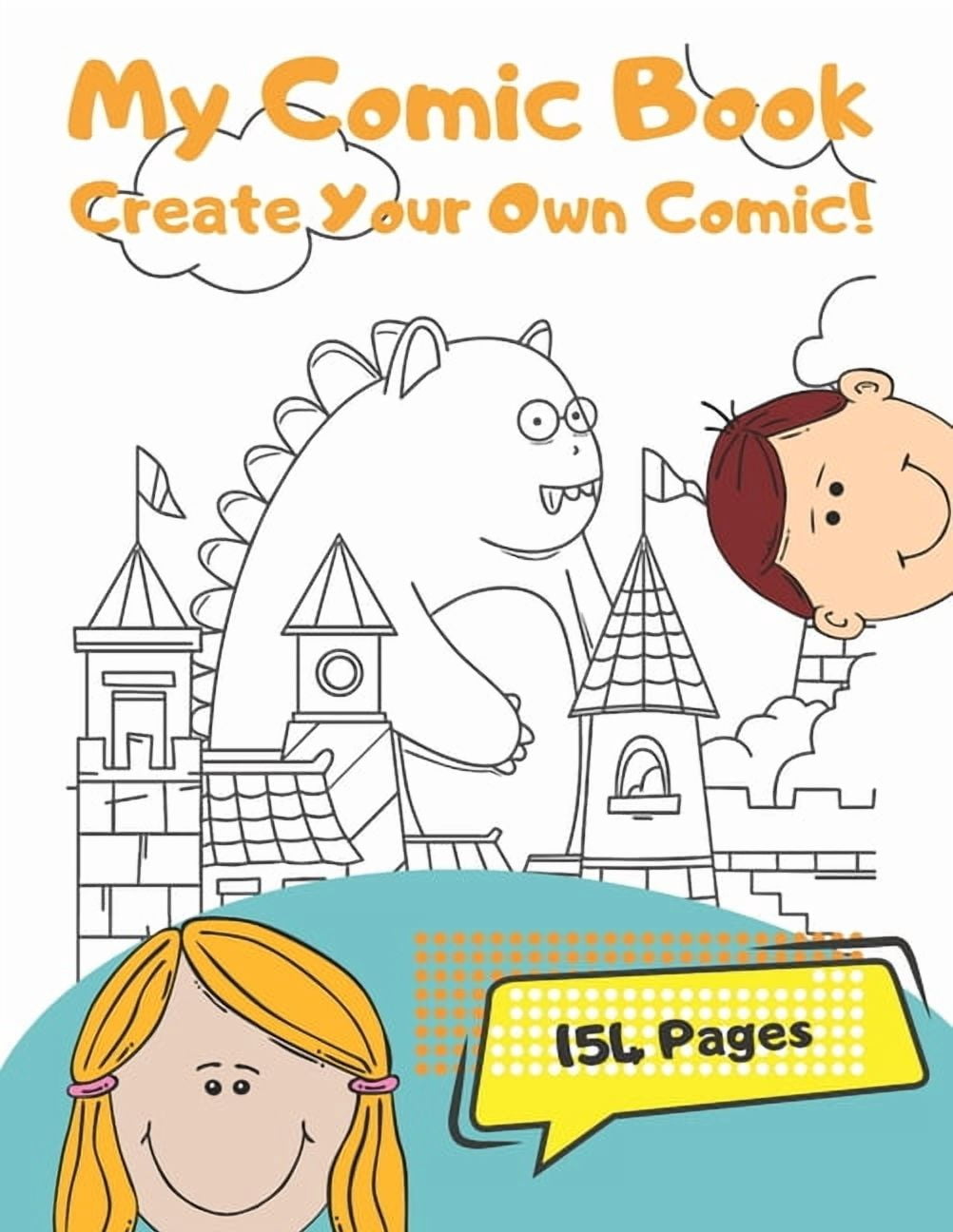 My Comic Book: Create Your Own Comic, (Paperback) - Walmart.com