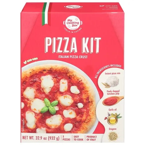 MY COOKING BOX Pizza Kit Italian Pizza Crust, 32.9 oz. - Walmart.com