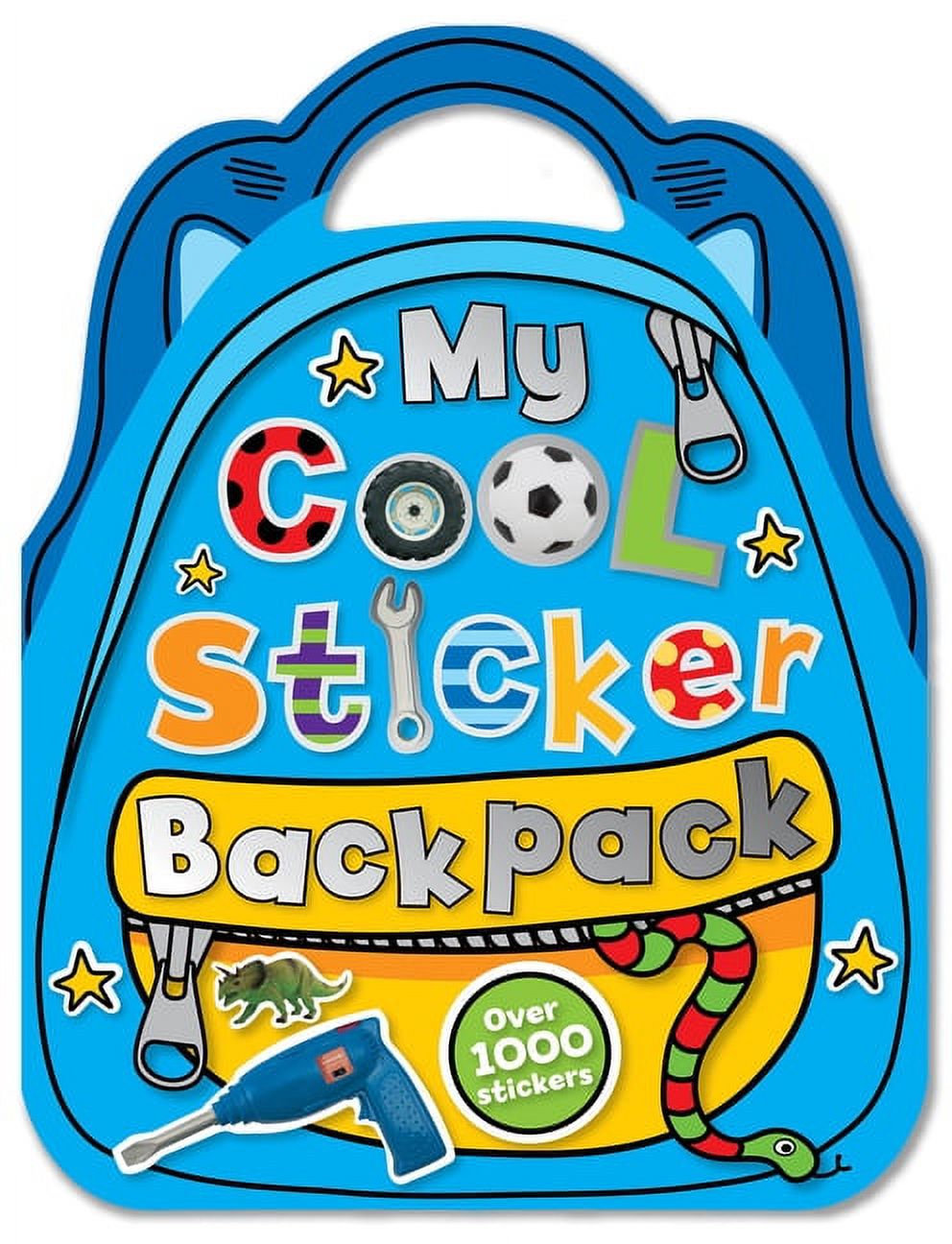 My Cool Sticker Backpack (Paperback) - Walmart.com