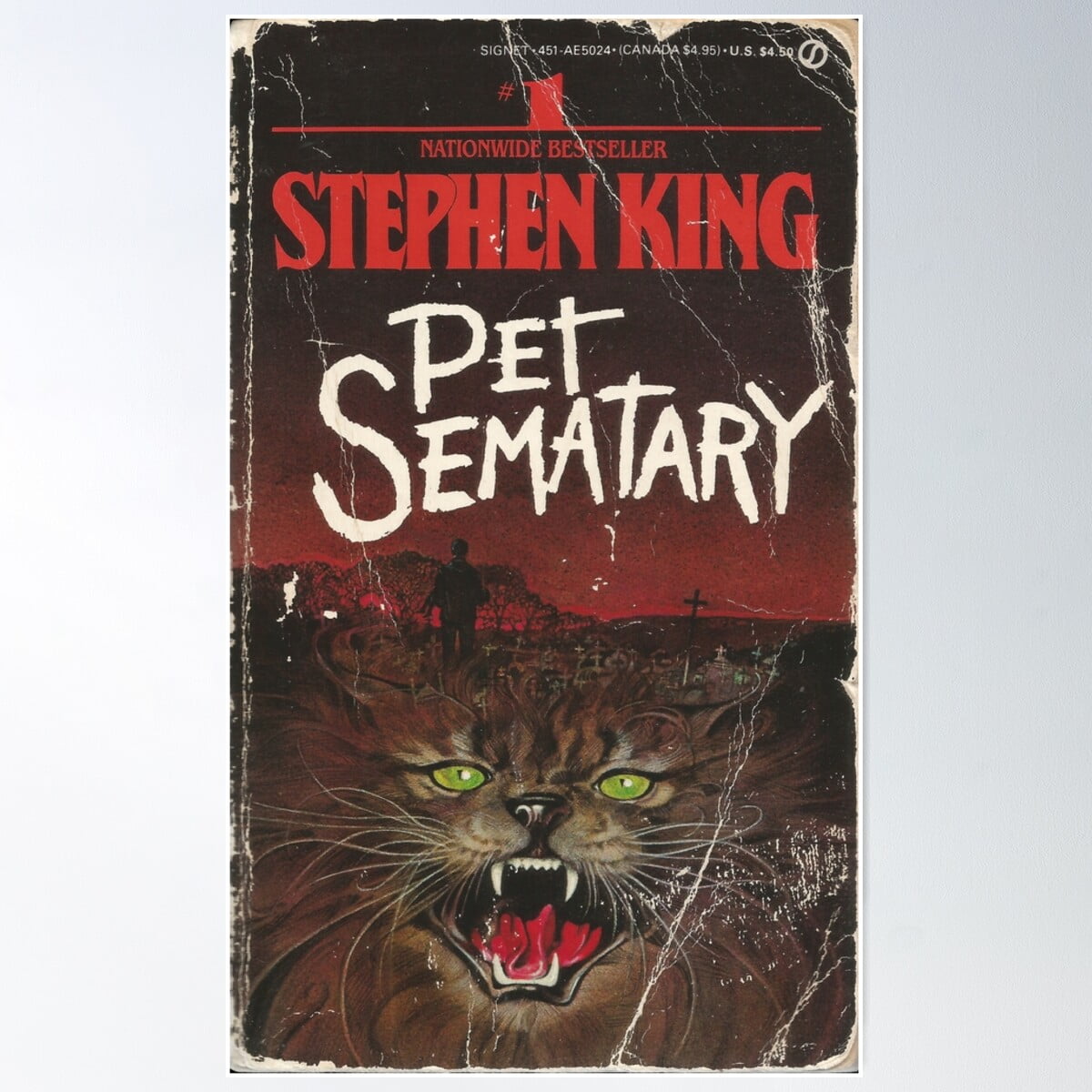My Copy Of Pet Sematary Poster Wall Art, Modern Wall Decor For Living ...