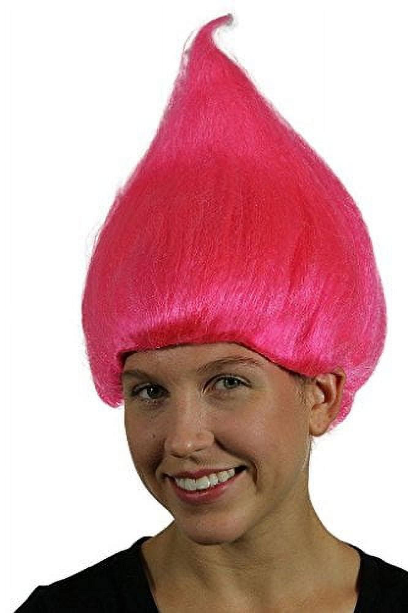 My Costume Wigs Pink Troll Wig Halloween Dress Up Cosplay - Walmart.com