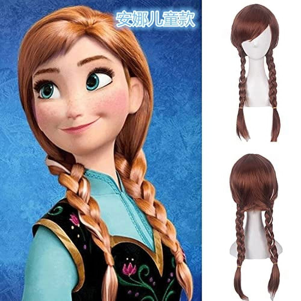My Costume Wigs Princess Anna Disneys Frozen One Size Fits All Streak in Braid Halloween Dress Up