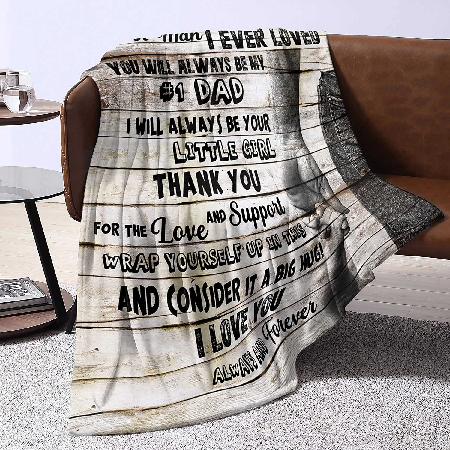 to My Dad Blanket, Dad Gifts from Daughter, Fathers Day Blanket, Dad ...