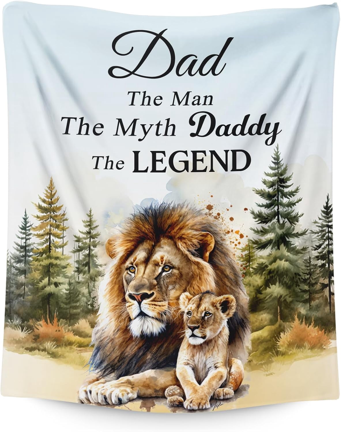 to My Dad Blanket Gifts from Son, Daughter, Dad Throw Blankets, 80"x60 ...