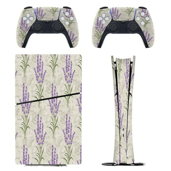 My Daily Lavenders Floral Vintage PS5/PS5 Pro/PS5 Slim Digital Disc ...