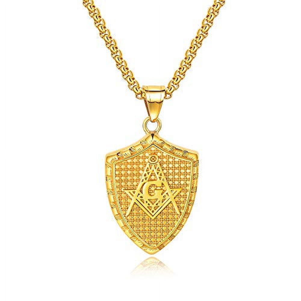 My Daily Styles Stainless Steel Mens Freemason Necklace - Masonic ...