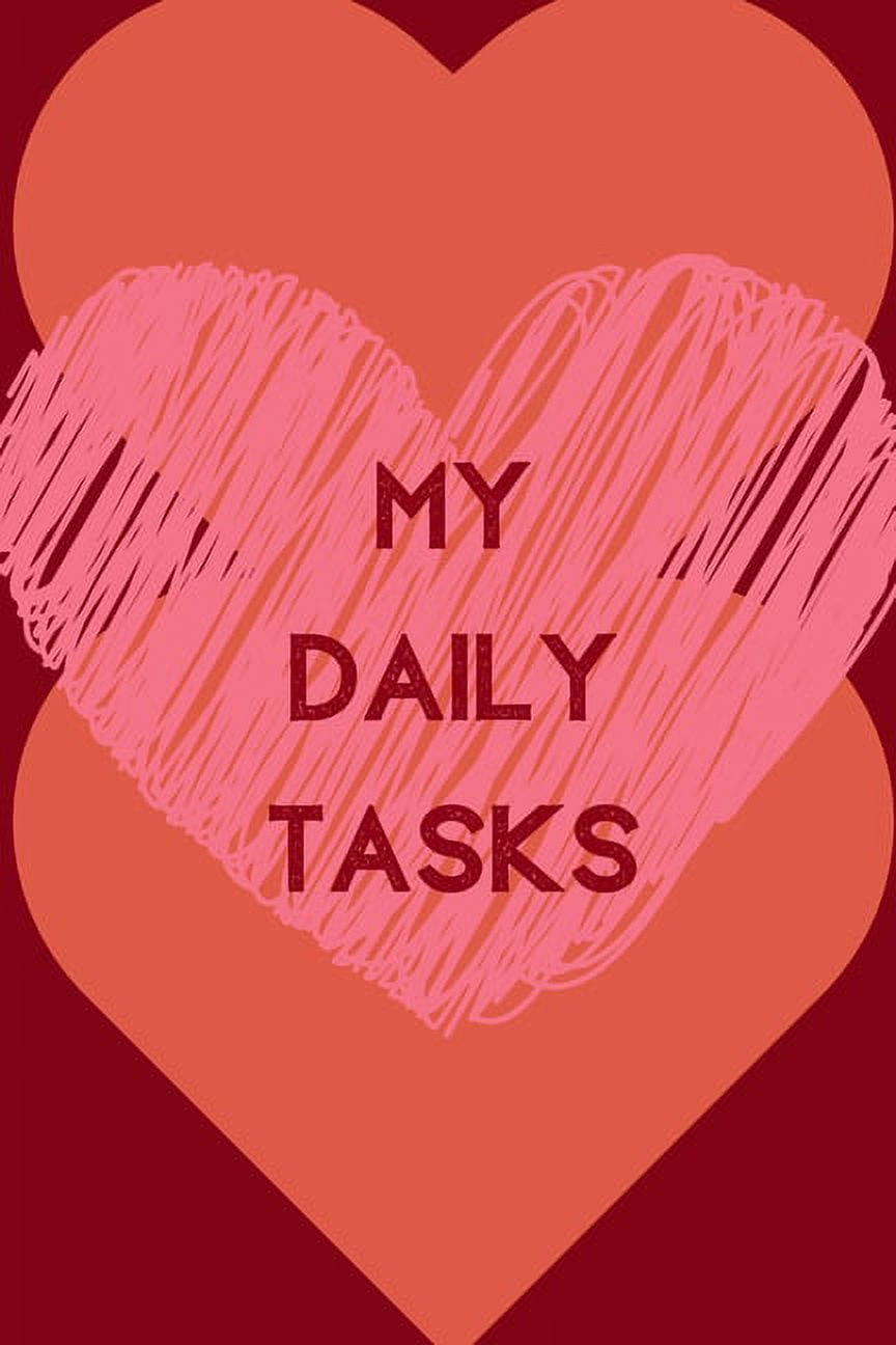 My Daily Tasks (6x9inch) : Daily Checklist; Organisational Checklist ...