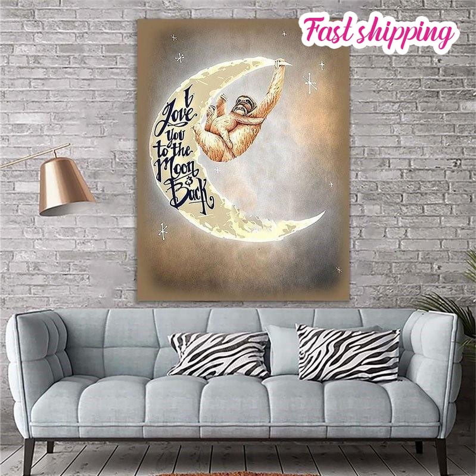 My Dear Daughter Sloth Room Te Daughter Home Room Te Poster Wall Art ...