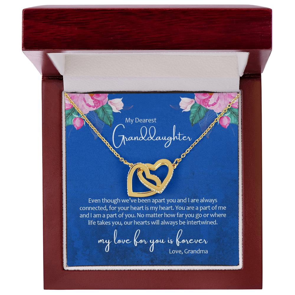 My Dearest Granddaughter - My Heart Is Your Heart, Interlocking Hearts ...