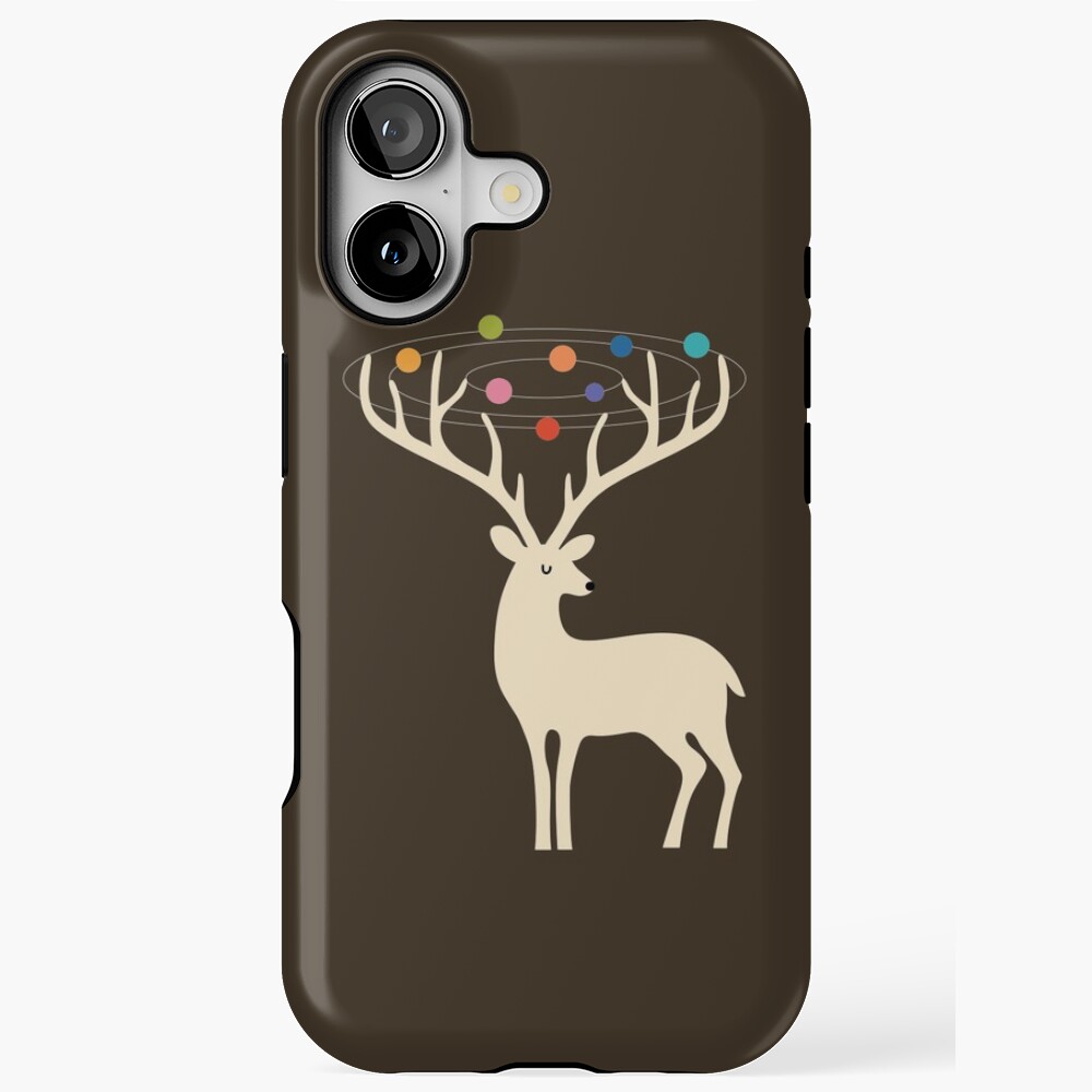 My Deer Universe Cosmic Reindeer Art Fantasy Case for iPhone 17 11 12 ...