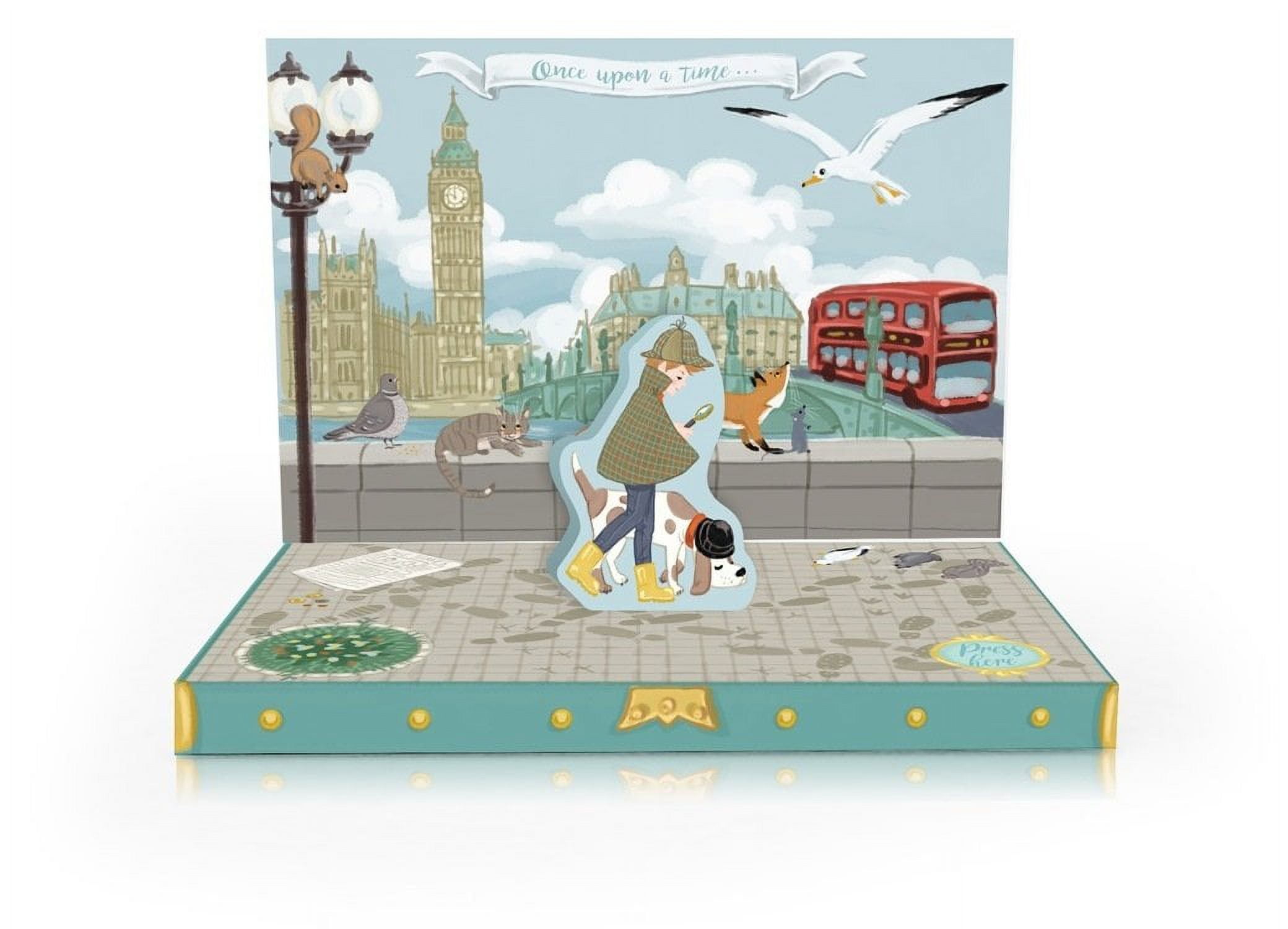 My Design Co.Music Box Card 3D Pop Out, 6 x 4.75-Inches, London Adventure - Walmart.com