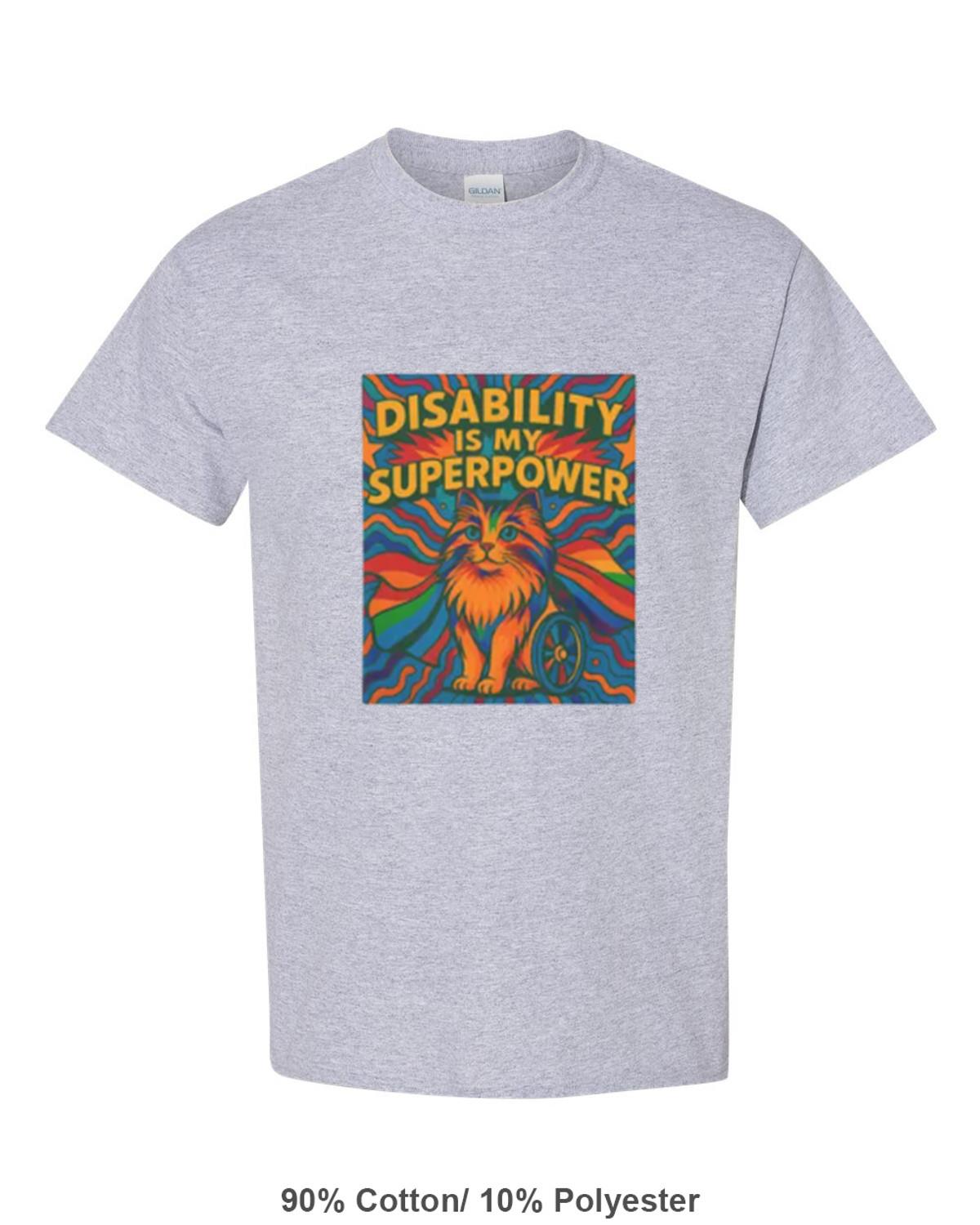 My Disability Is A Unique Superpower Bold Statement Unisex T-Shirt, for ...