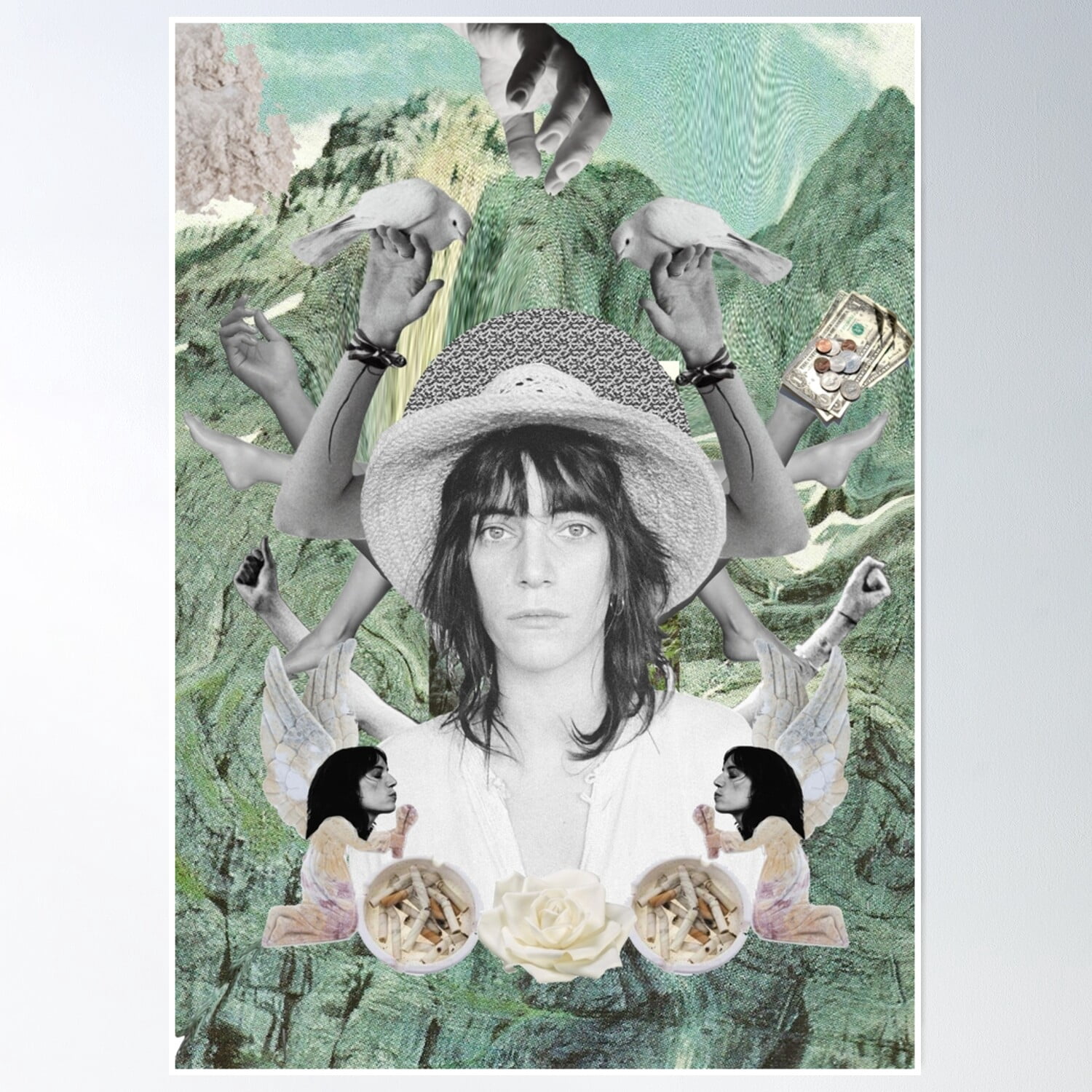 My Divinity: Patti Smith Poster Wall Art, Modern Wall Decor, 8x12 ...