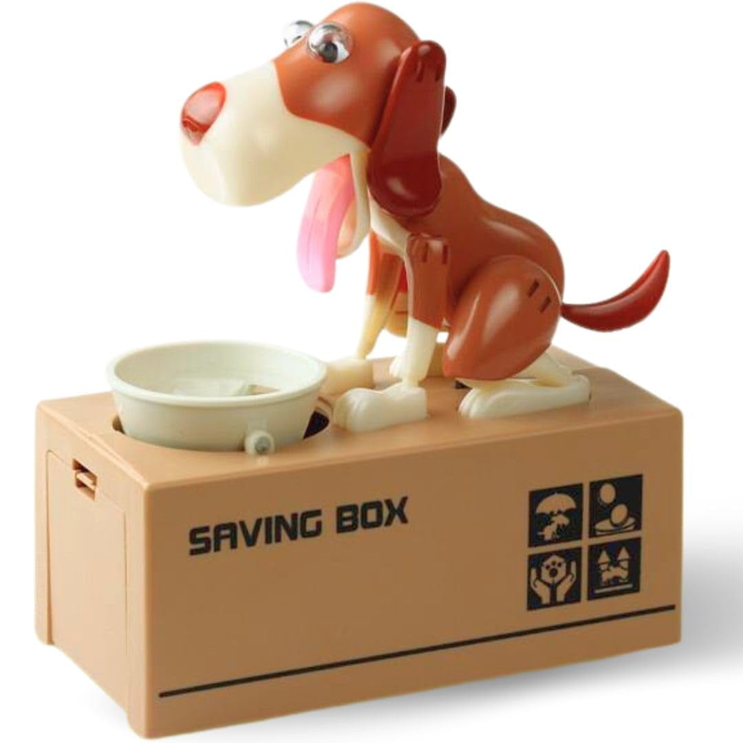My Dog Piggy Bank - World's Cutest Doggy Coin Money Box, Animated ...