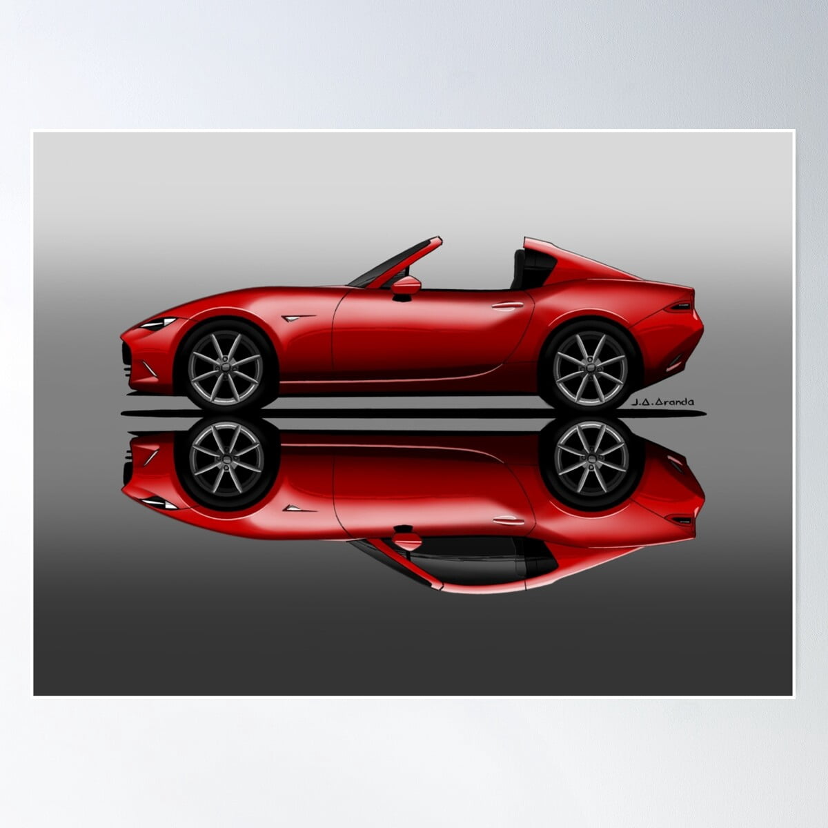 My Drawing Of The Open And Closed Red Open And Closed Rf Roadster ...