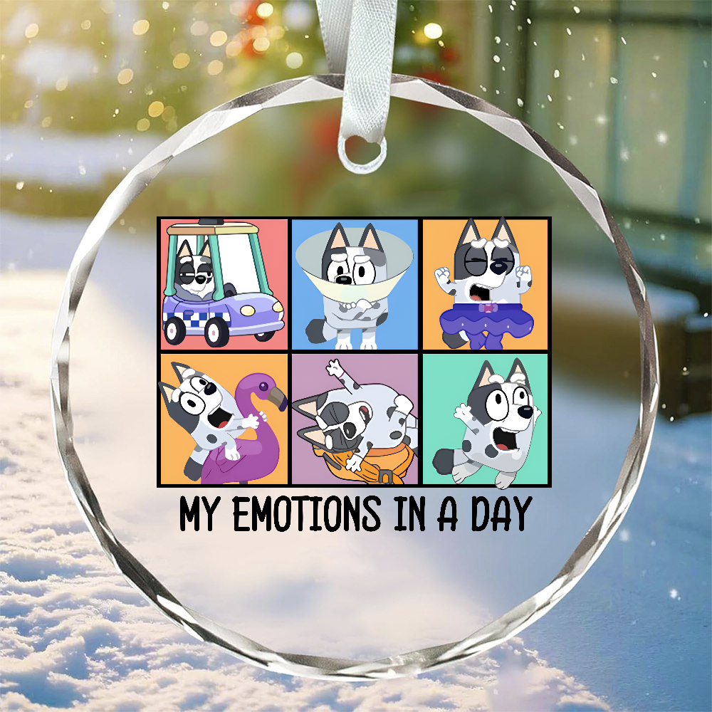 My Emotions In A Day Bluey, Cute Bluey, Family Matching, Cartoon, Bluey ...
