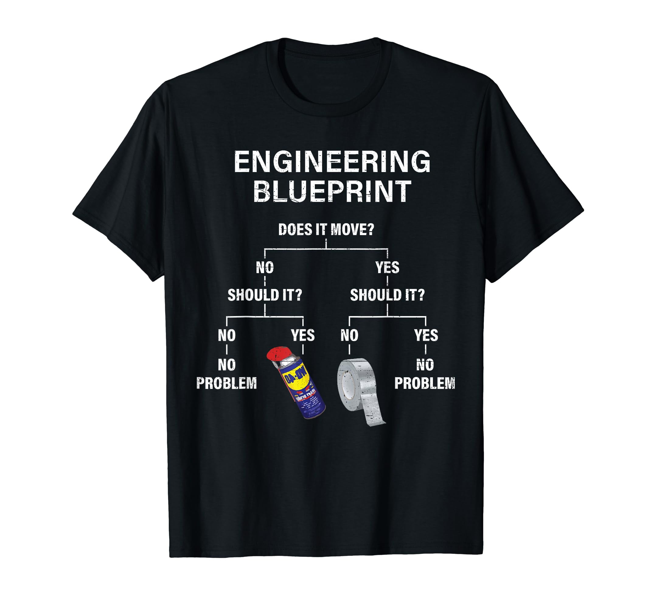 My Engineering Blueprint - Funny Engineer Men Casual T-Shirt - Walmart.com