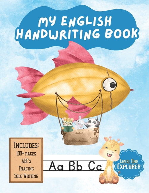 My English Handwriting Book: Level 1 - Explorer: For Elementary Aged ...