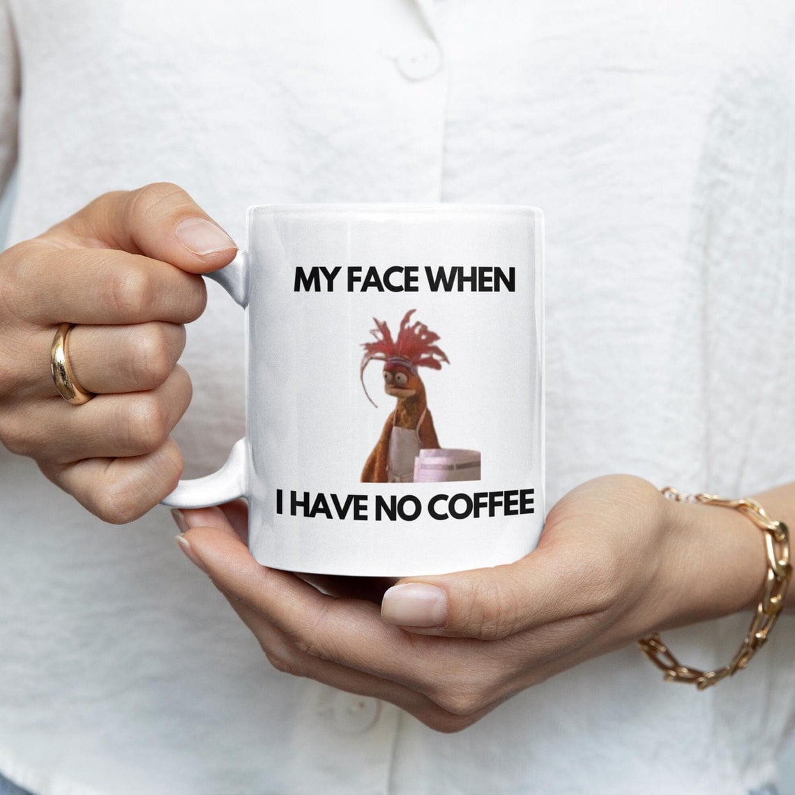 My Face When Meme Coffee Mug, Pepe The King Prawn Tea Cup - Walmart.com