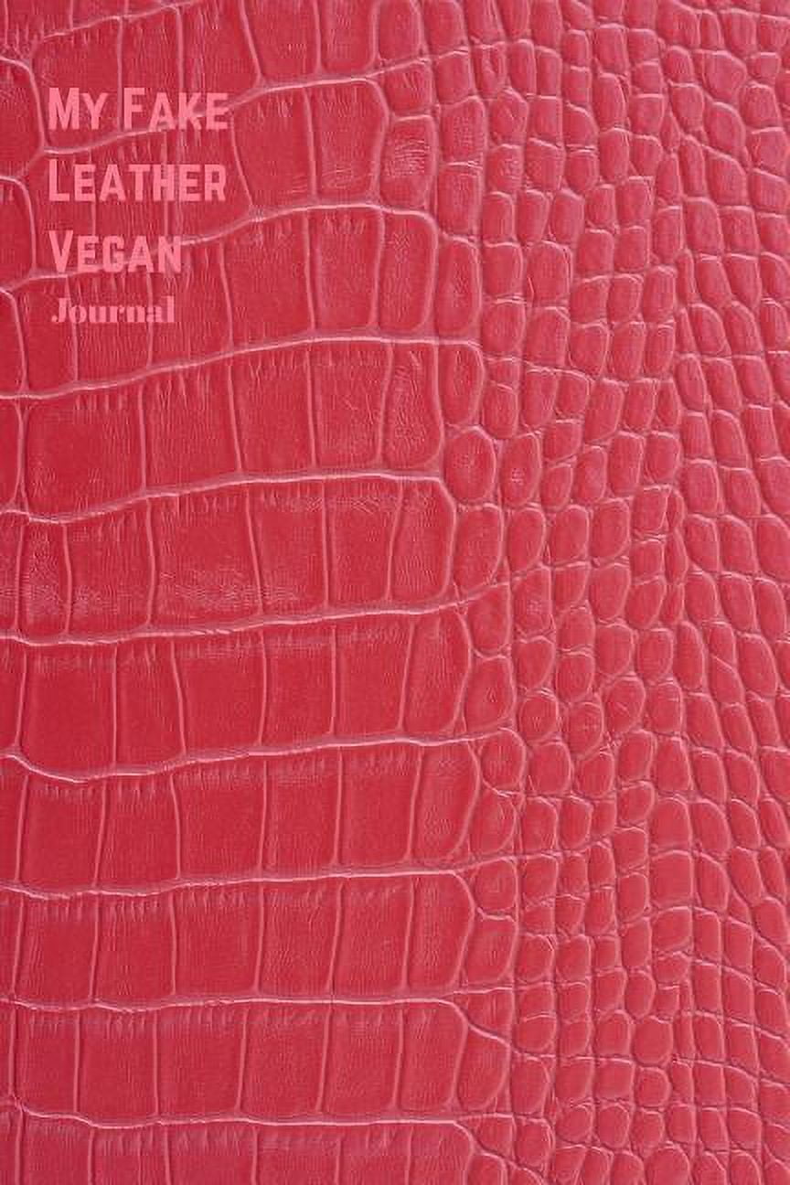 My Fake Leather Vegan Journal: Vegetarian Life Style Dot Grid Writing ...