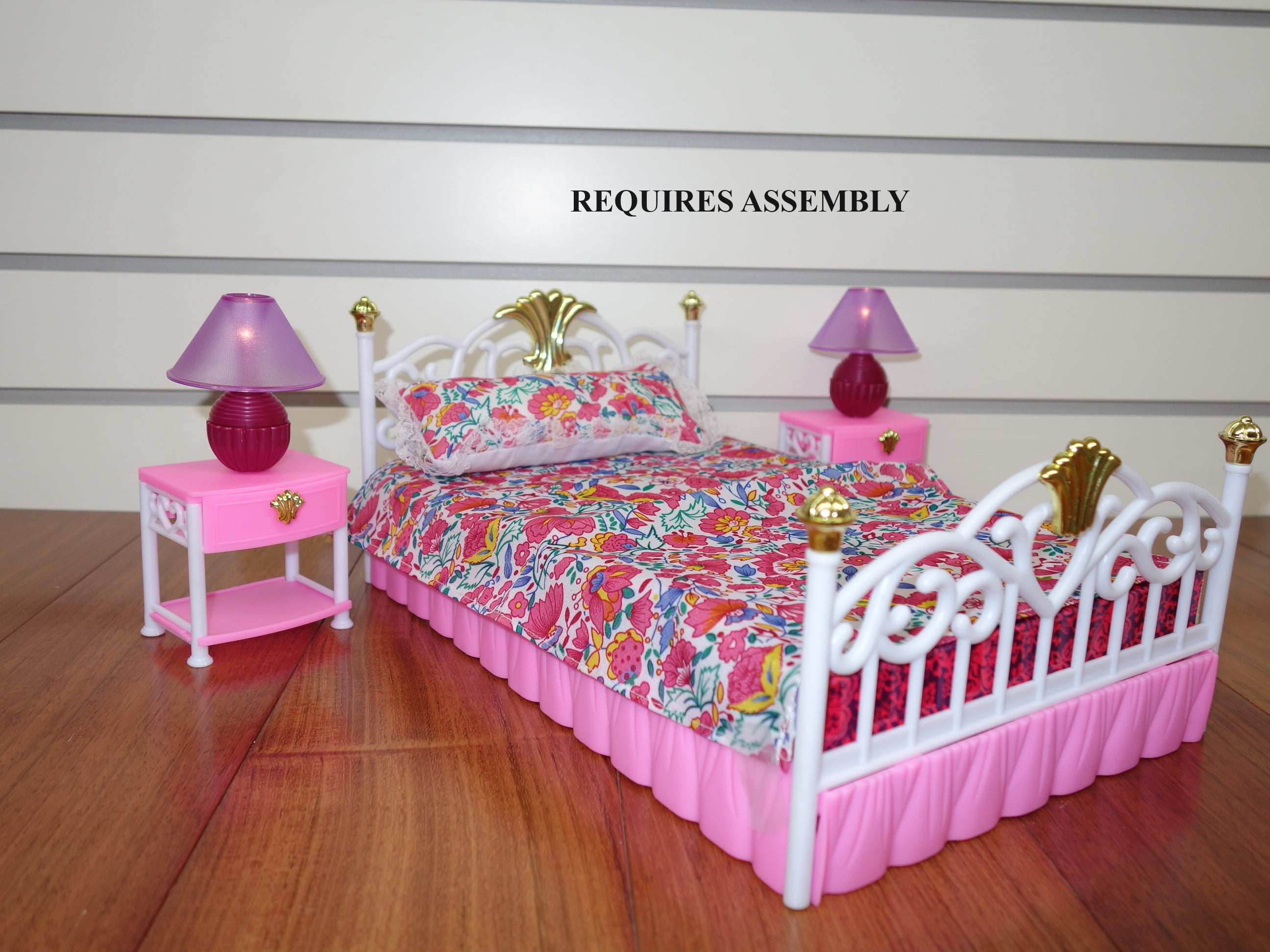 Gloria/My Fancy Life Barbie Dollhouse Deluxe Bedroom Set For Dolls ...