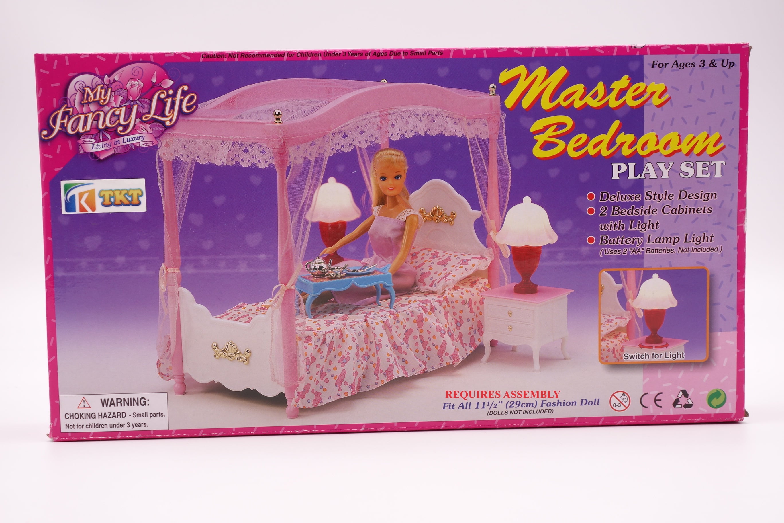 My Fancy Life (Gloria) Master Bedroom Playset: Mini Dollhouse Fashion ...