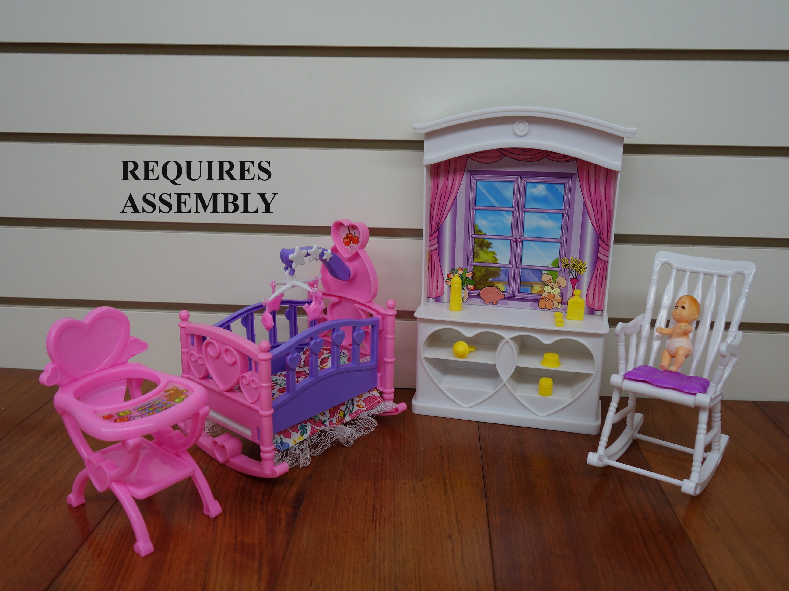 My Fancy Life New Baby Room Play Set for 11" to 12" Fashion dolls ...