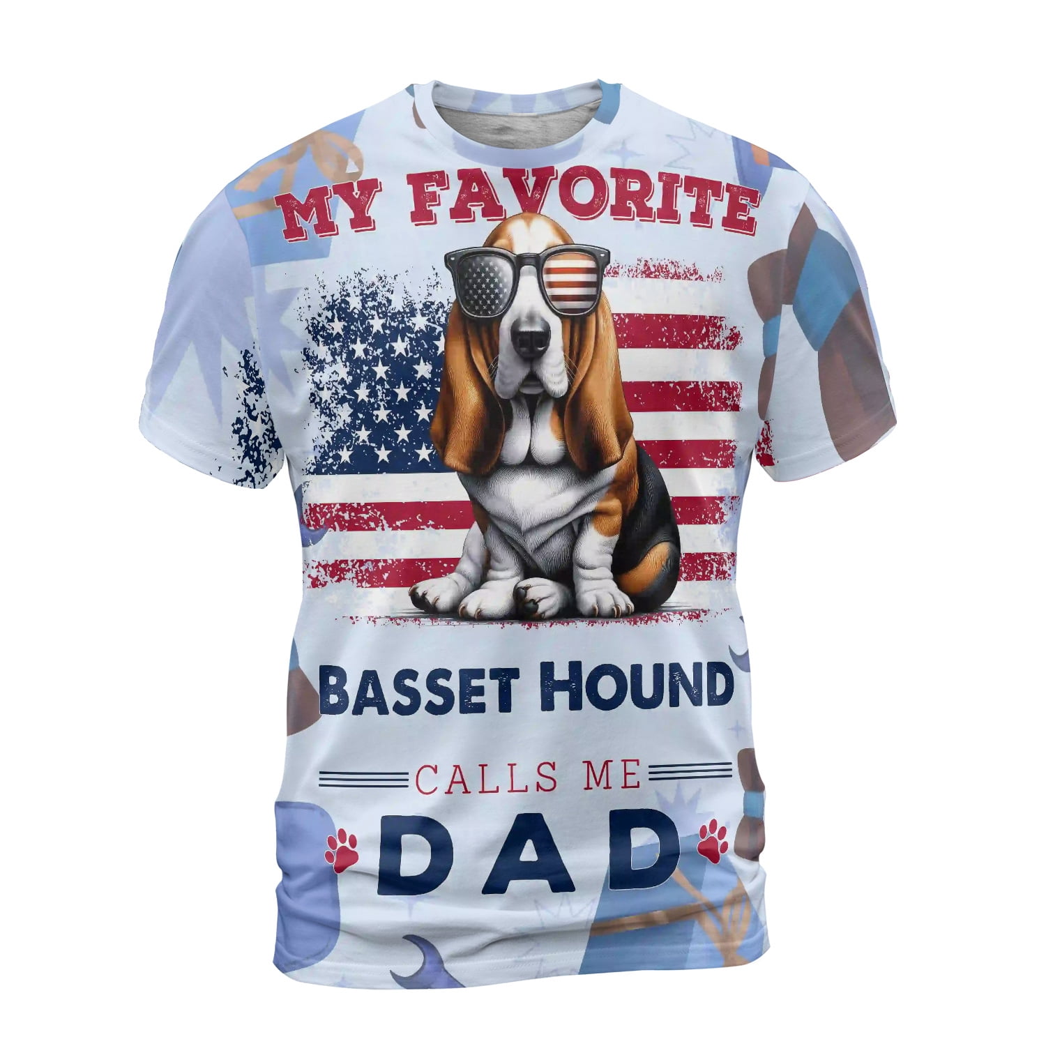 My Favorite Basset Hound Calls Me Dad. Happy Father's Day All Over ...