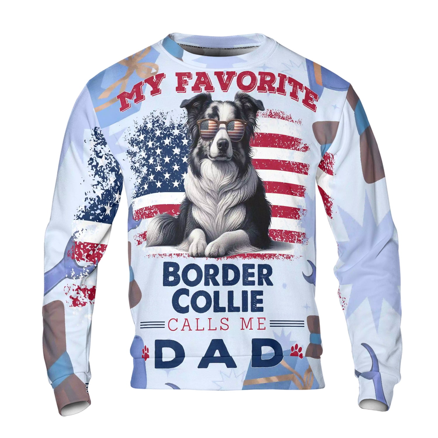 My Favorite Border Collie Calls Me Dad. Happy Father's Day All Over ...