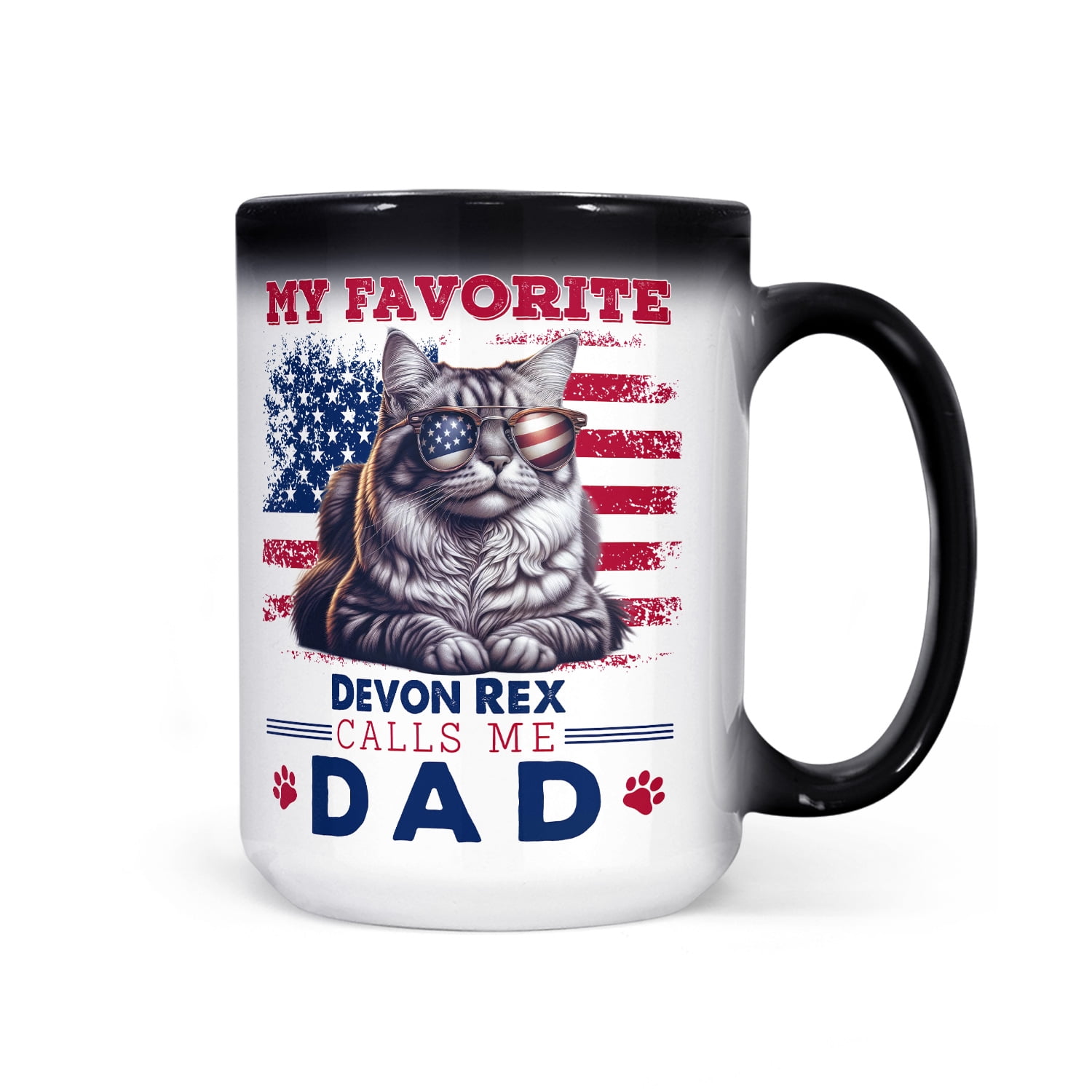 My Favorite Manx Calls Me Dad. Happy Father's Day Heat Color Changing ...