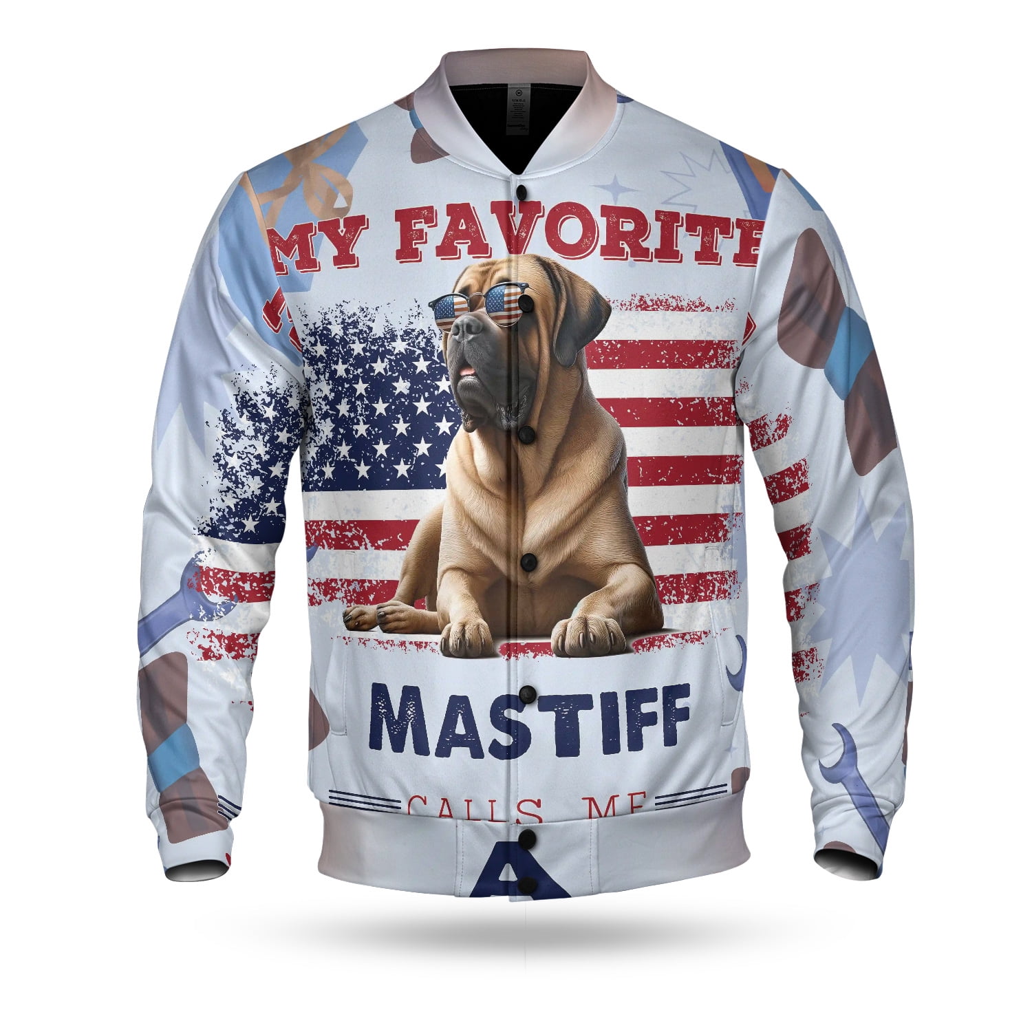 My Favorite Mastiff Calls Me Dad. Happy Father's Day All Over Print 3D ...