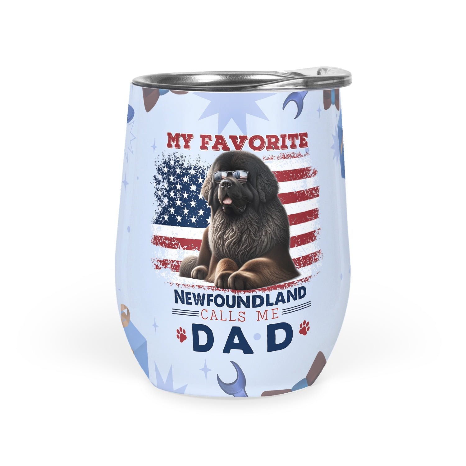 My Favorite Newfoundland Calls Me Dad. Happy Father's Day 12oz ...