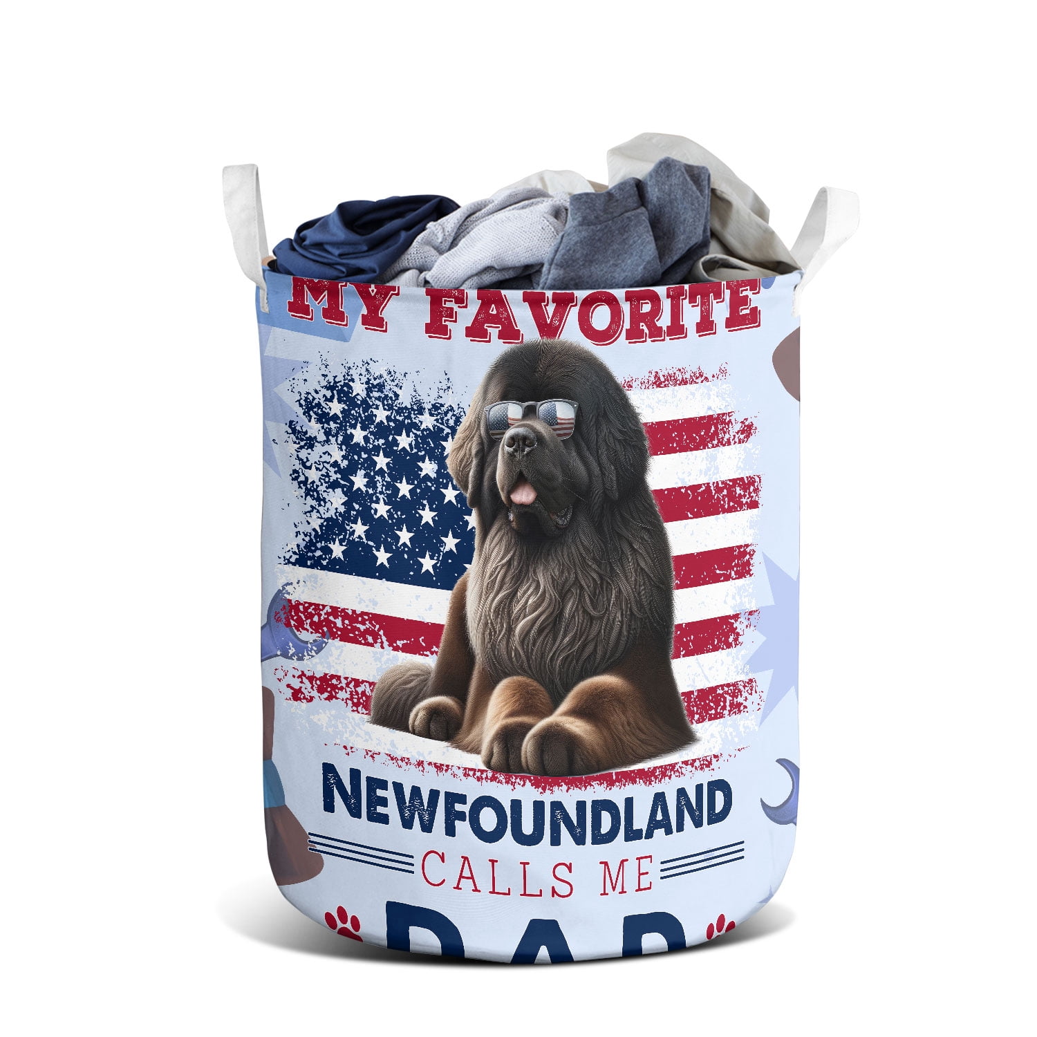 My Favorite Newfoundland Calls Me Dad. Happy Father's Day Foldable ...