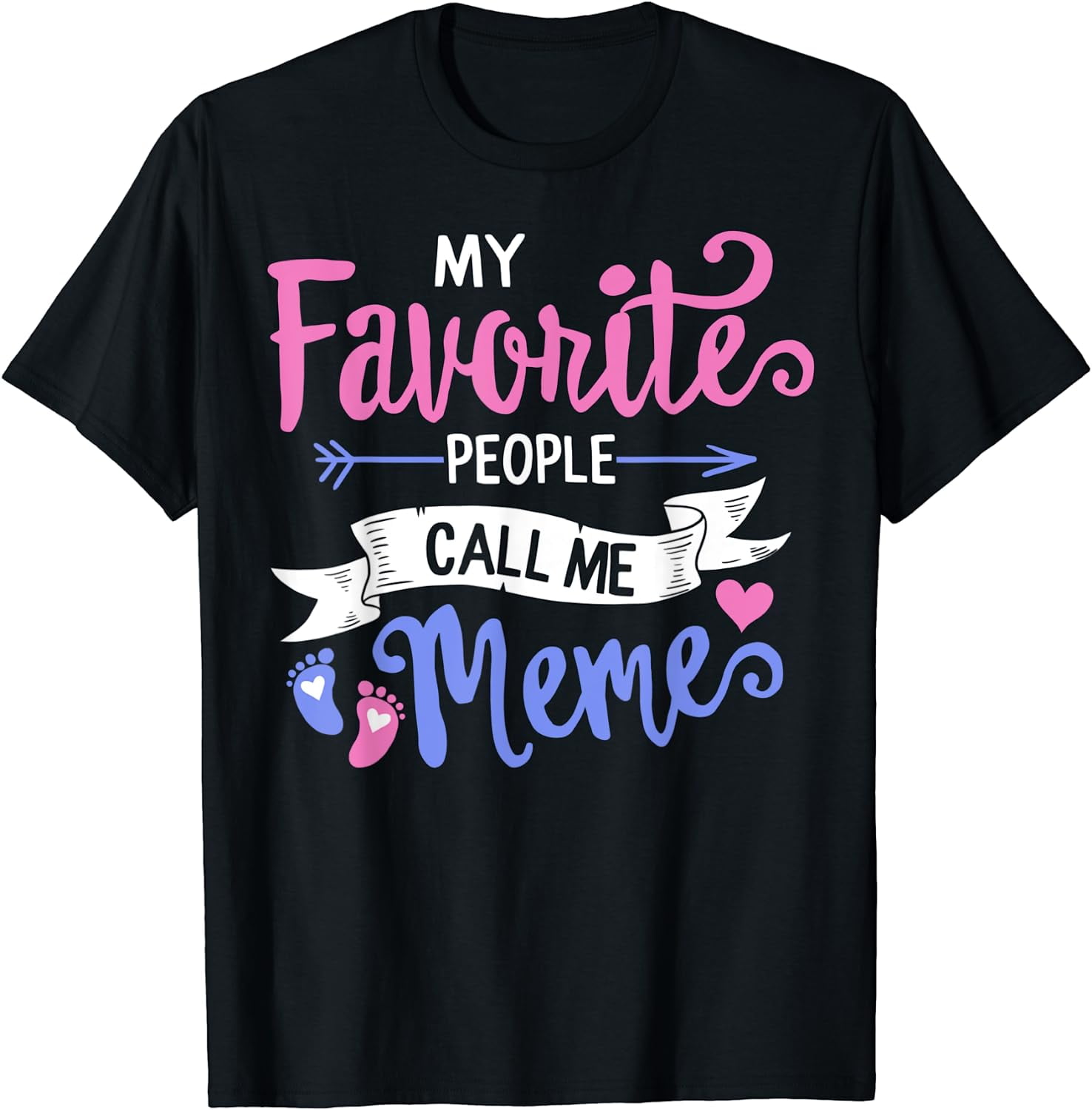 My Favorite People Call Me Meme Grandma Mothers day Floral T-Shirt ...