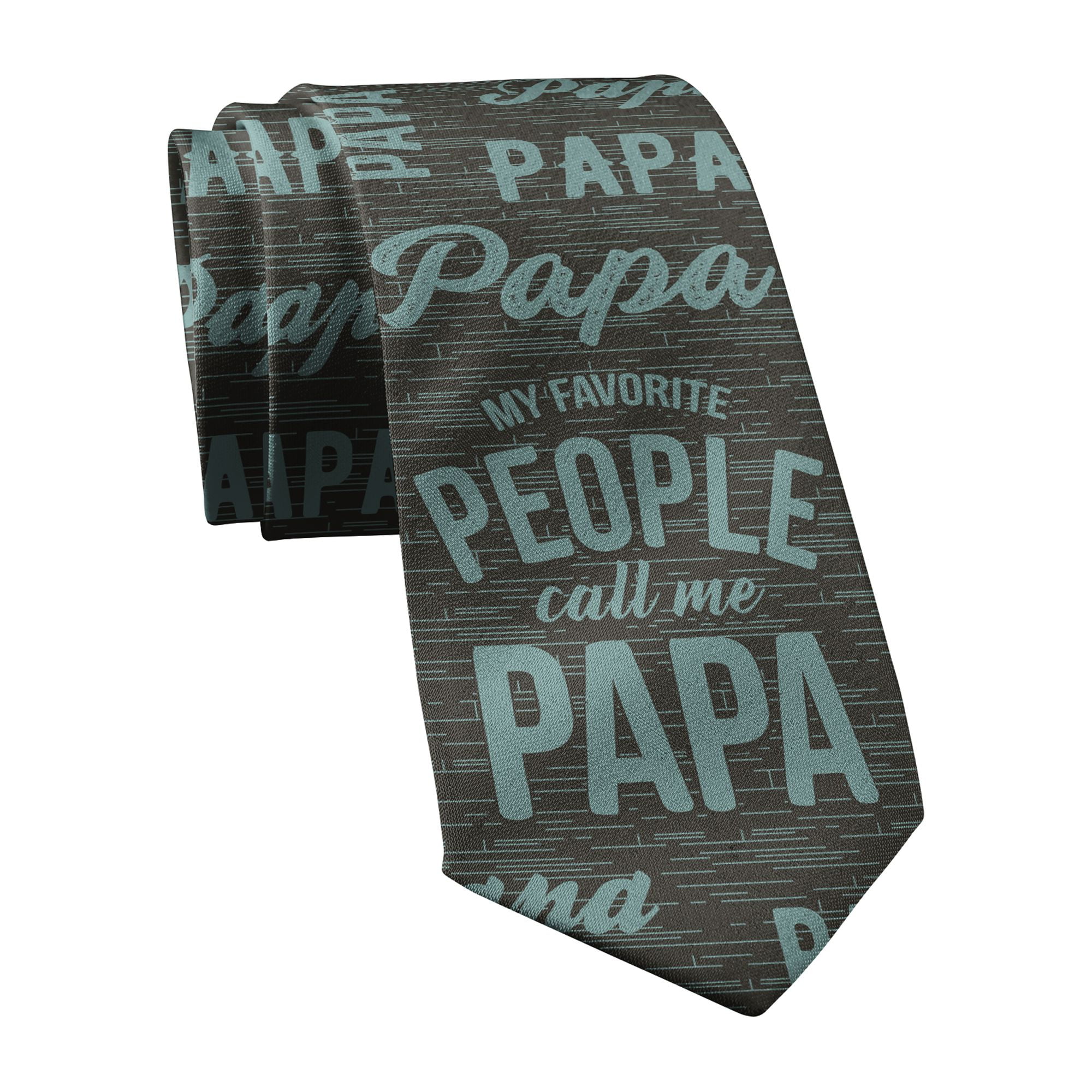 My Favorite People Call me Papa Necktie Funny Ties Mens Novelty ...