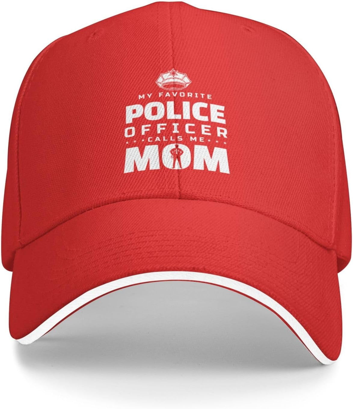My Favorite Police Officer Calls Me Mom Baseball Cap Black Dad Hat ...