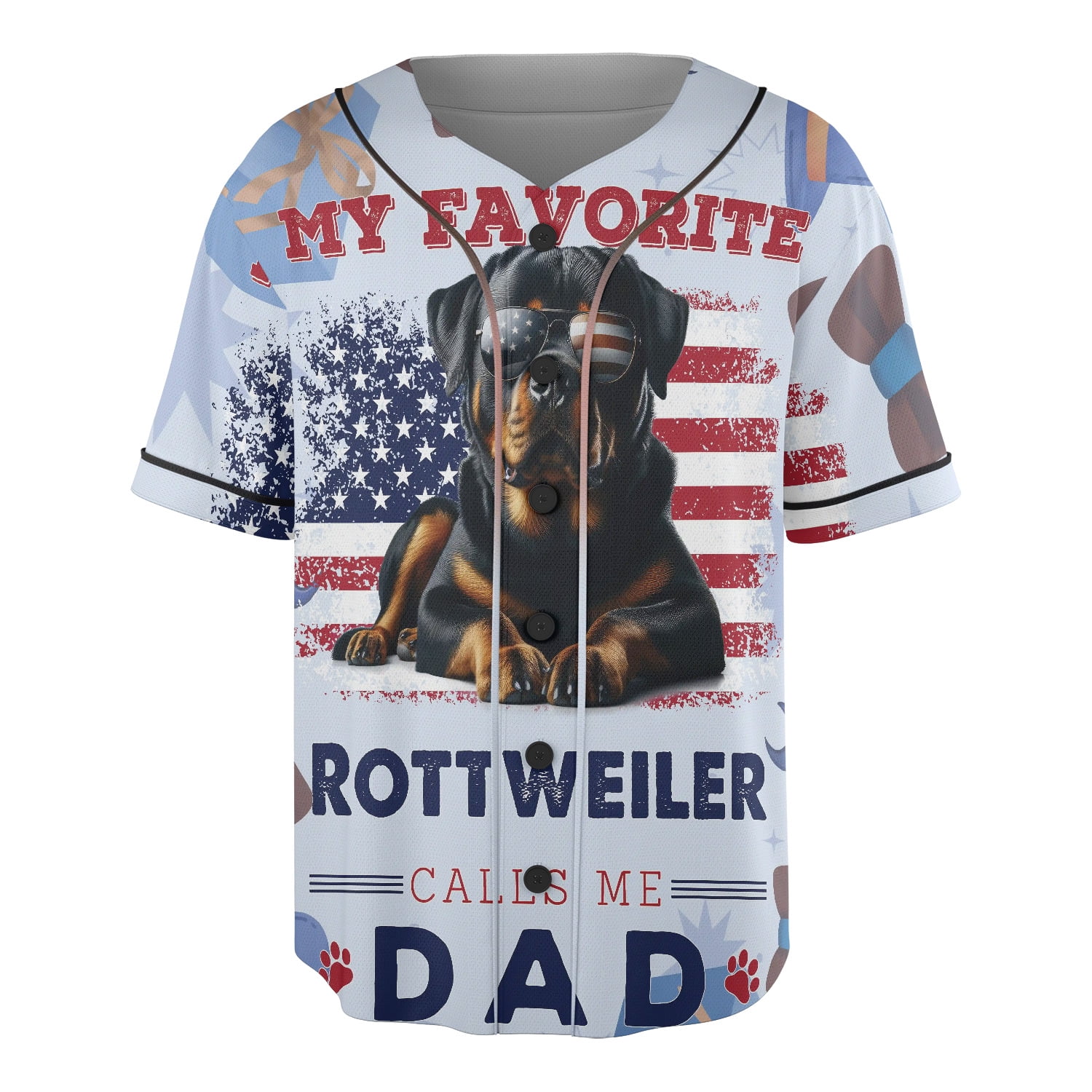 My Favorite Rottweiler Calls Me Dad. Happy Father's Day All Over Print ...