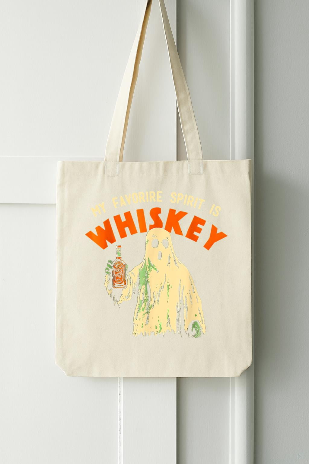 My Favorite Spirit is Whiskey Tote Bag-TH18866 - Walmart.com