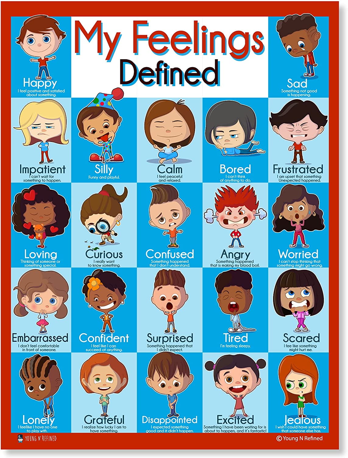 Ang Aking Mga Damdamin Tinukoy na PosterTool para sa Philippines | Ubuy