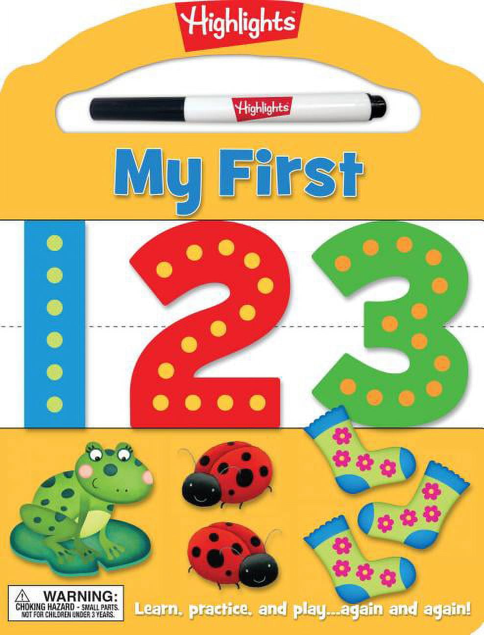 My First 123: Learn, Practice, and Play Again and Again! (Hardcover) by ...
