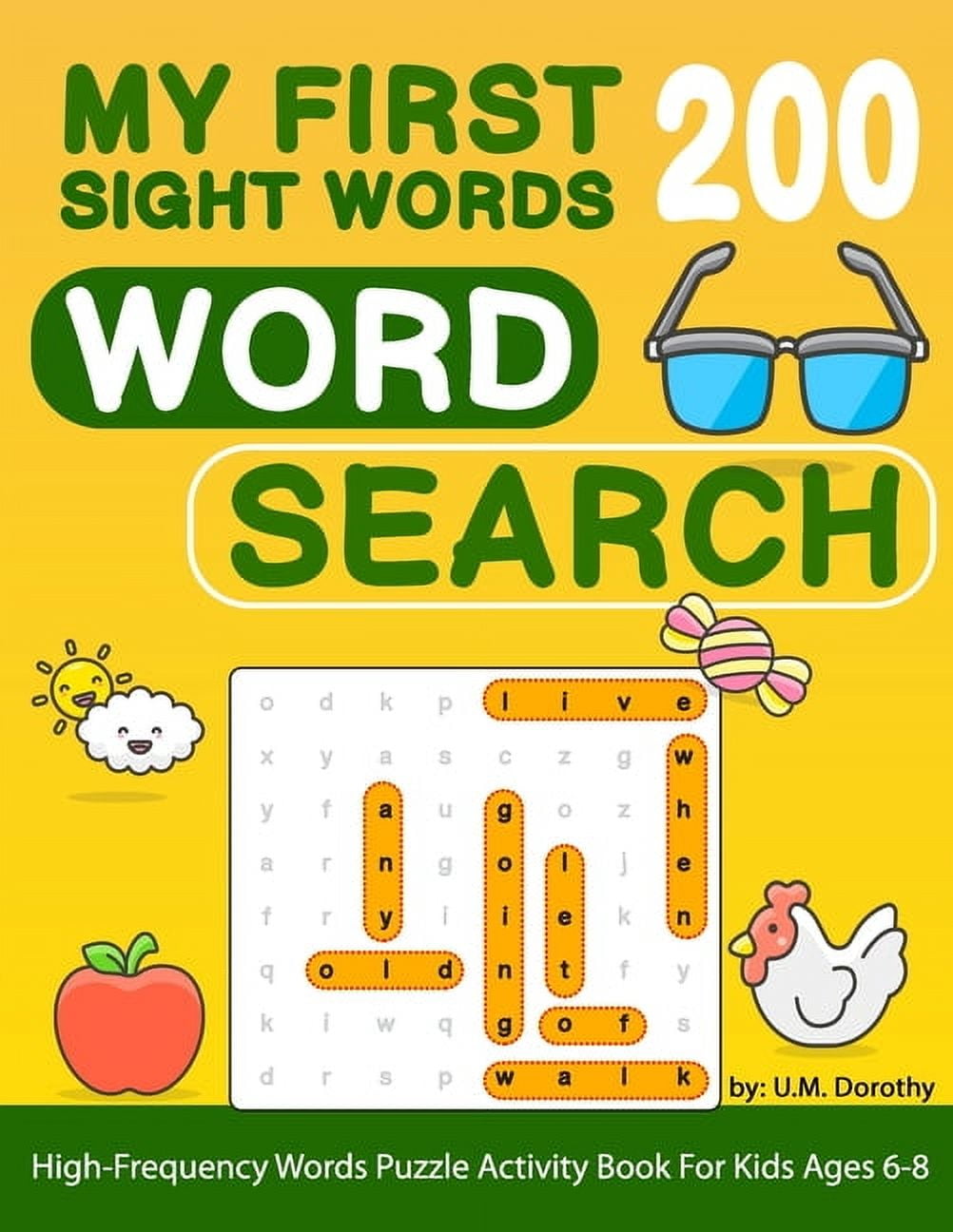 My First 200 Sight Words Word Search: High-Frequency Words Puzzle ...