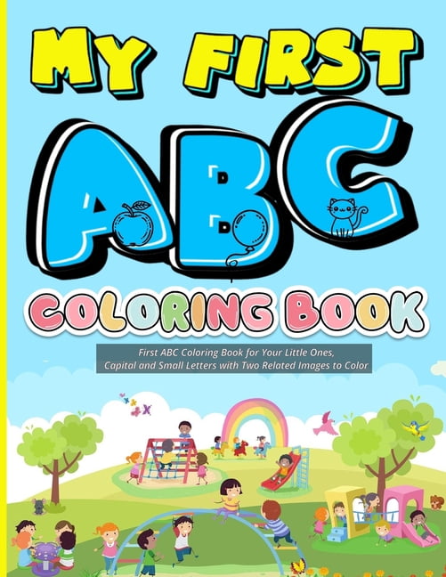 Bright & Easy Coloring Books My First ABC Coloring Book for Toddlers ...