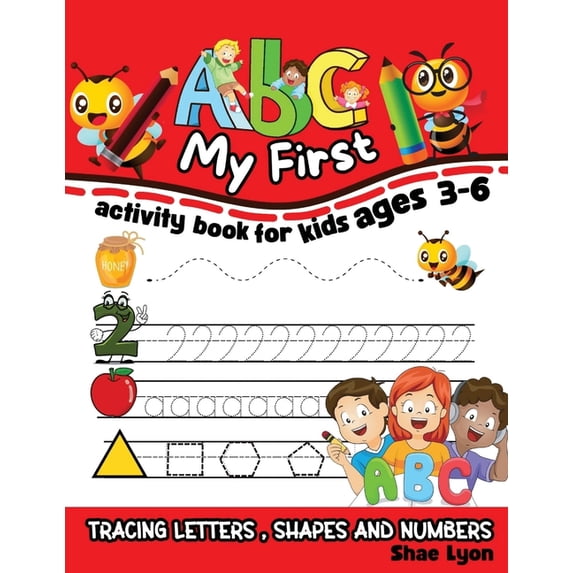 My First ABC: My First ABC: Activity Book for Kids ages 3-6, Tracing ...