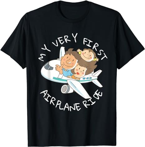 My First Airplane Ride Vacation T-shirt - Walmart.com
