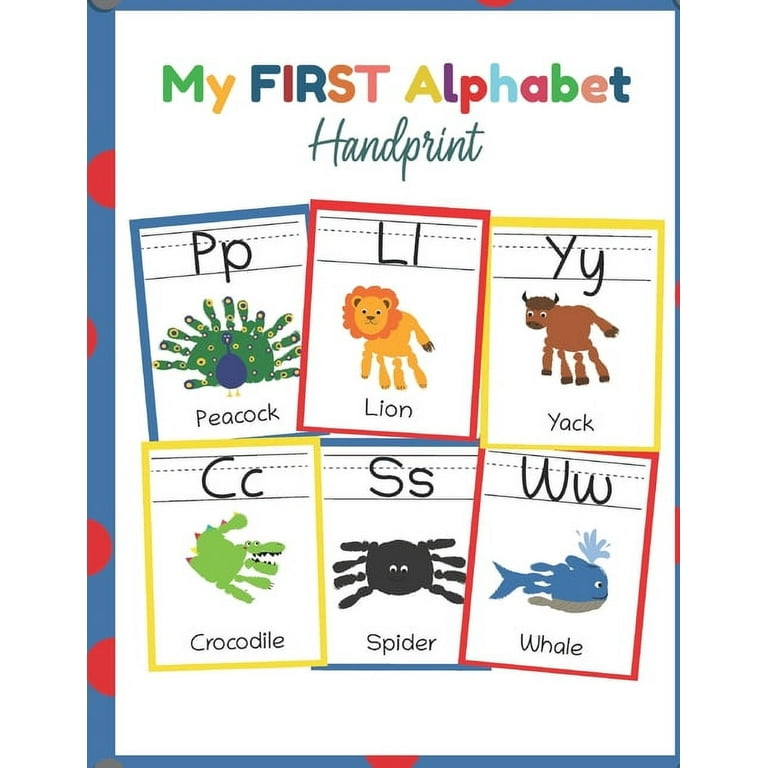 My First Alphabet Handprint: ABC Animal Handprint End Of, 48% OFF