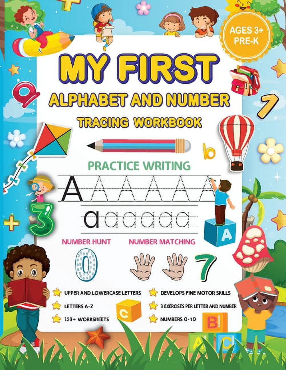 My First Alphabet and Number Tracing Workbook: A Beginner's Workbook to ...