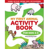 My First Animal Activity Book: For Kids 3-5, (Paperback) - Walmart.com