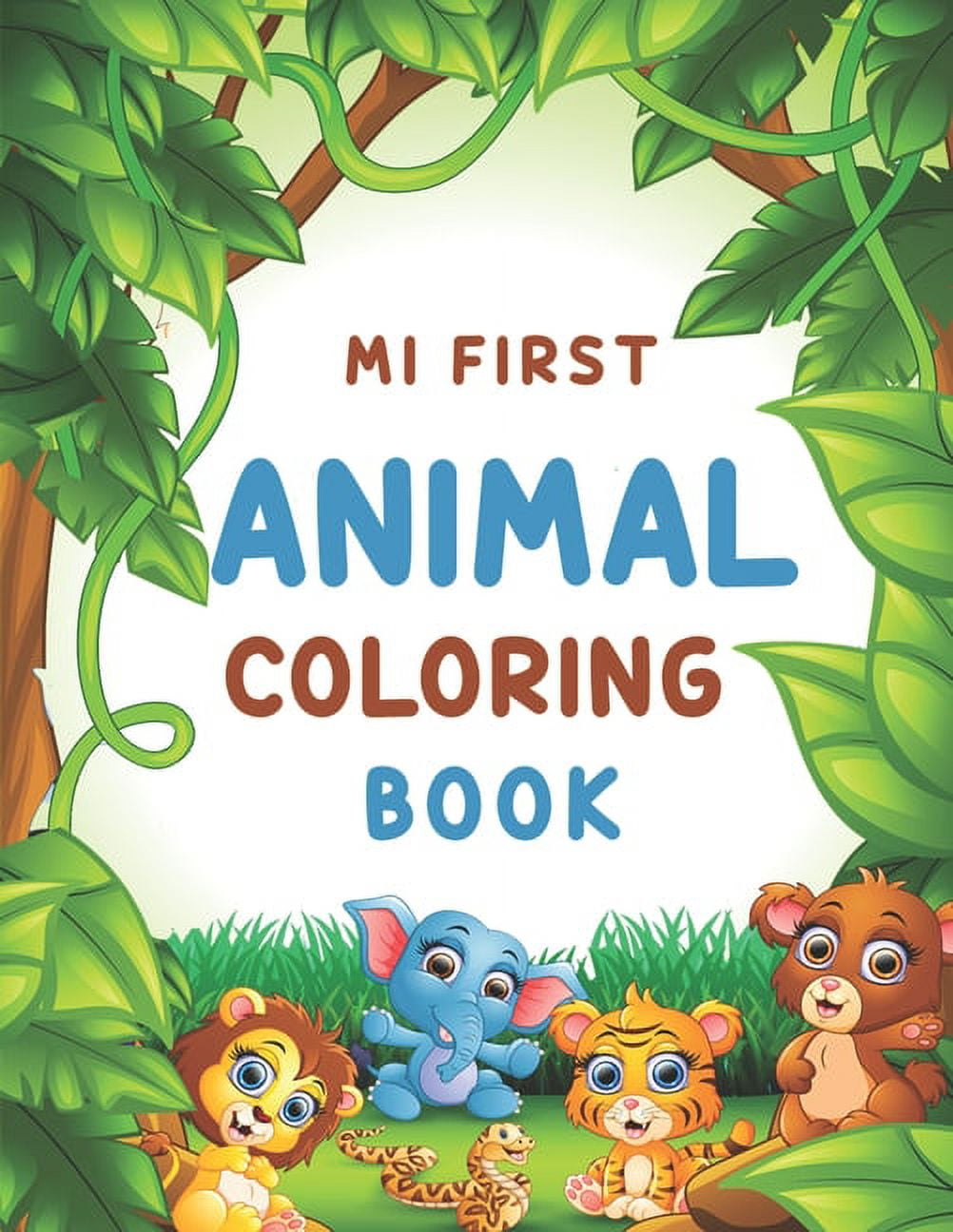 My First Animal Coloring Book: Learn Fun Facts, Practice Handwriting ...
